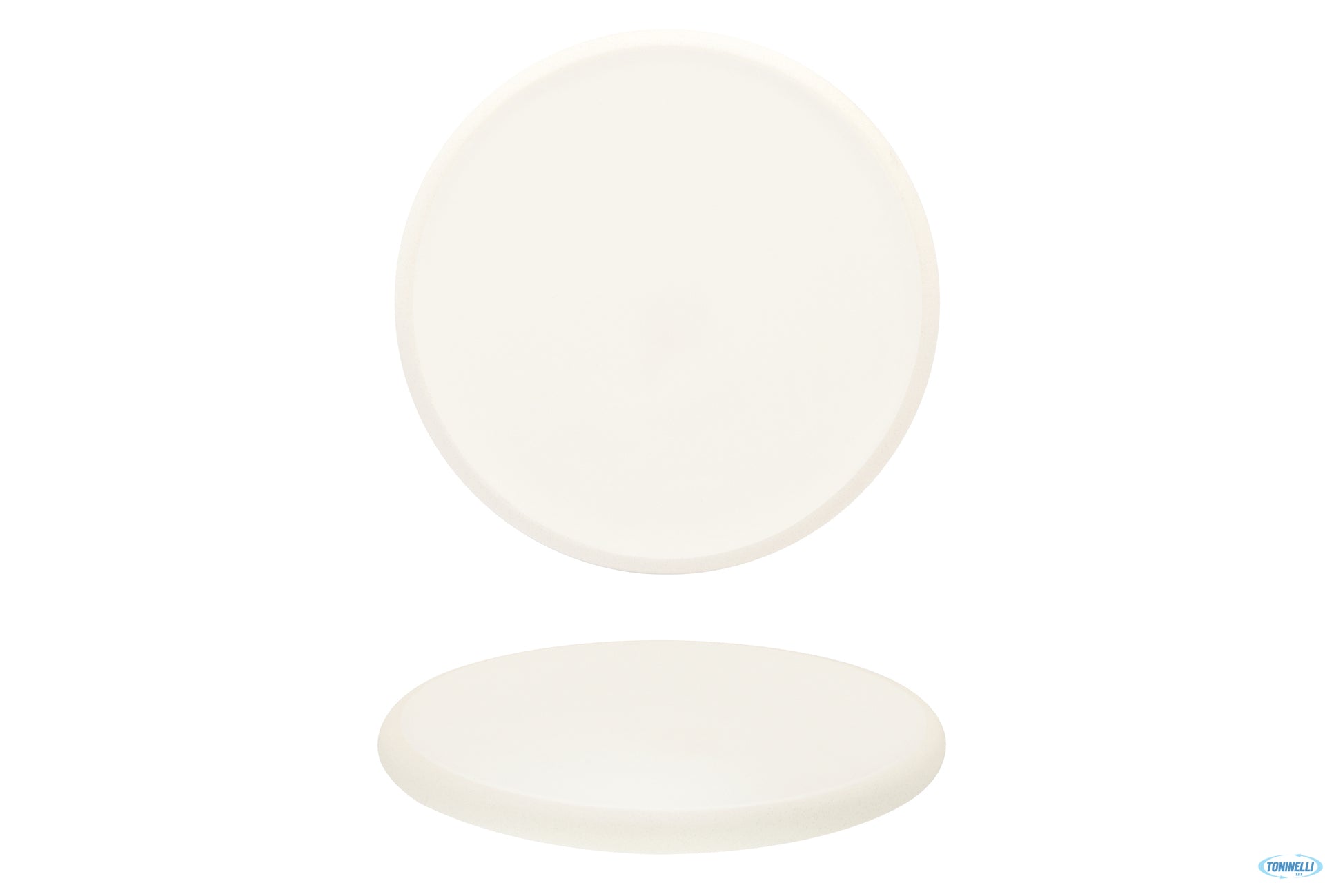 CONFEZIONE 3 PIATTI BASSI NEW GENESYS BIANCO CM.30